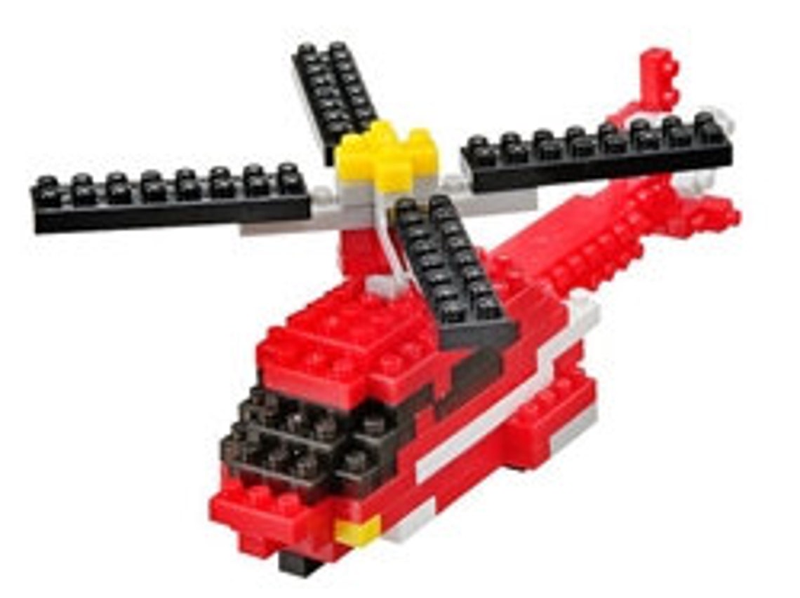 Petit Blocks – Set of 4 Kits - Helicopter, Airplane, Tank, and Race Car ...