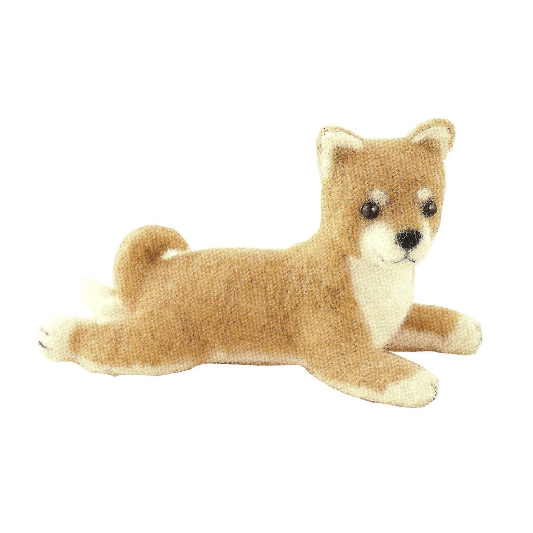 Wool Felting DIY Kit Shiba Inu Japanese Dog with English Instructions ...