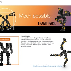Mecha Frame MF5 Mech Base Kit Core Frame skeleton Only - Etsy