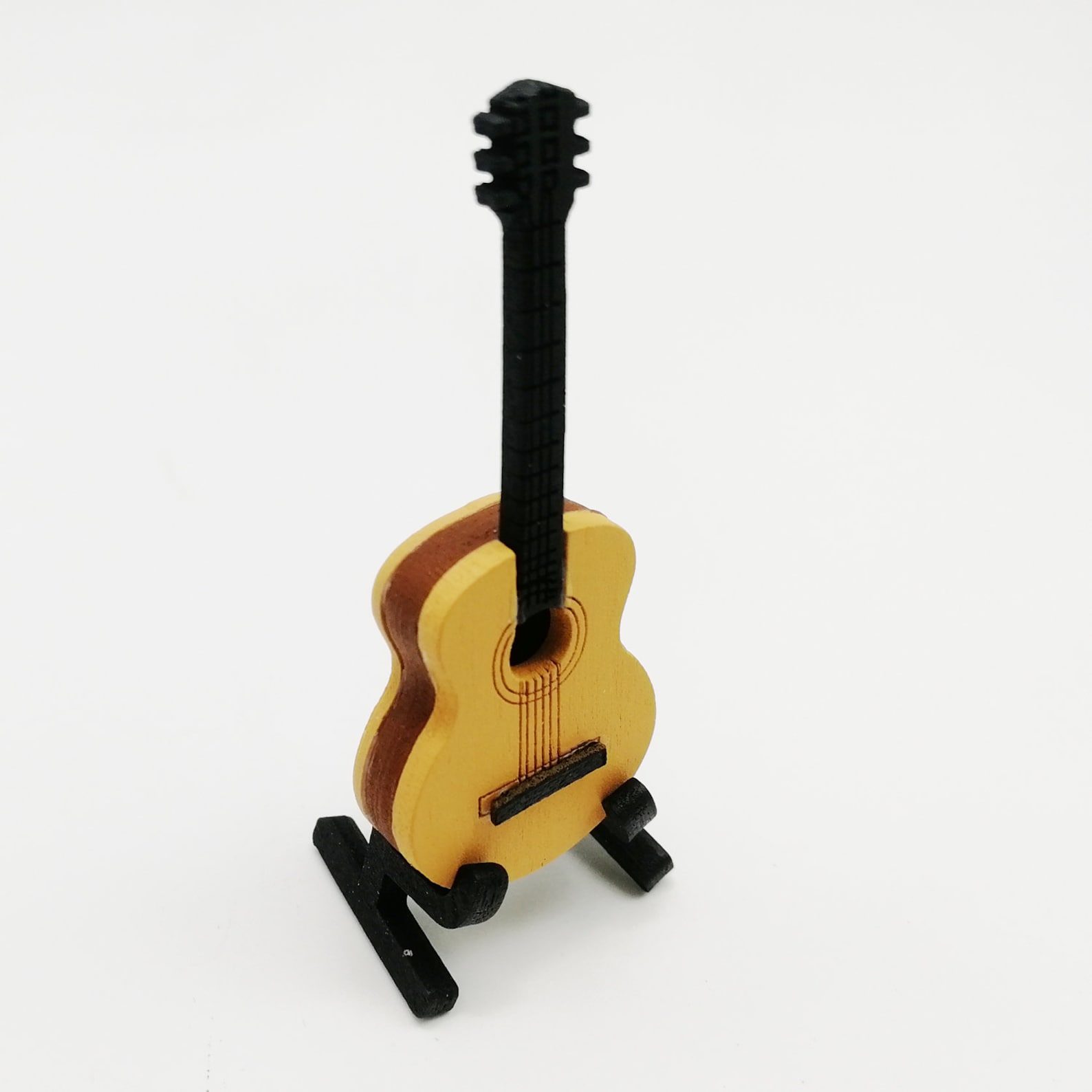 1:18 Scale Miniature Dollhouse Instrument DIY Kit Guitar and - Etsy