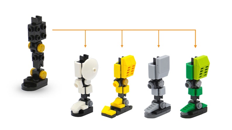 Mecha Frame MF5 Mech Base Kit Core Frame skeleton Only - Etsy