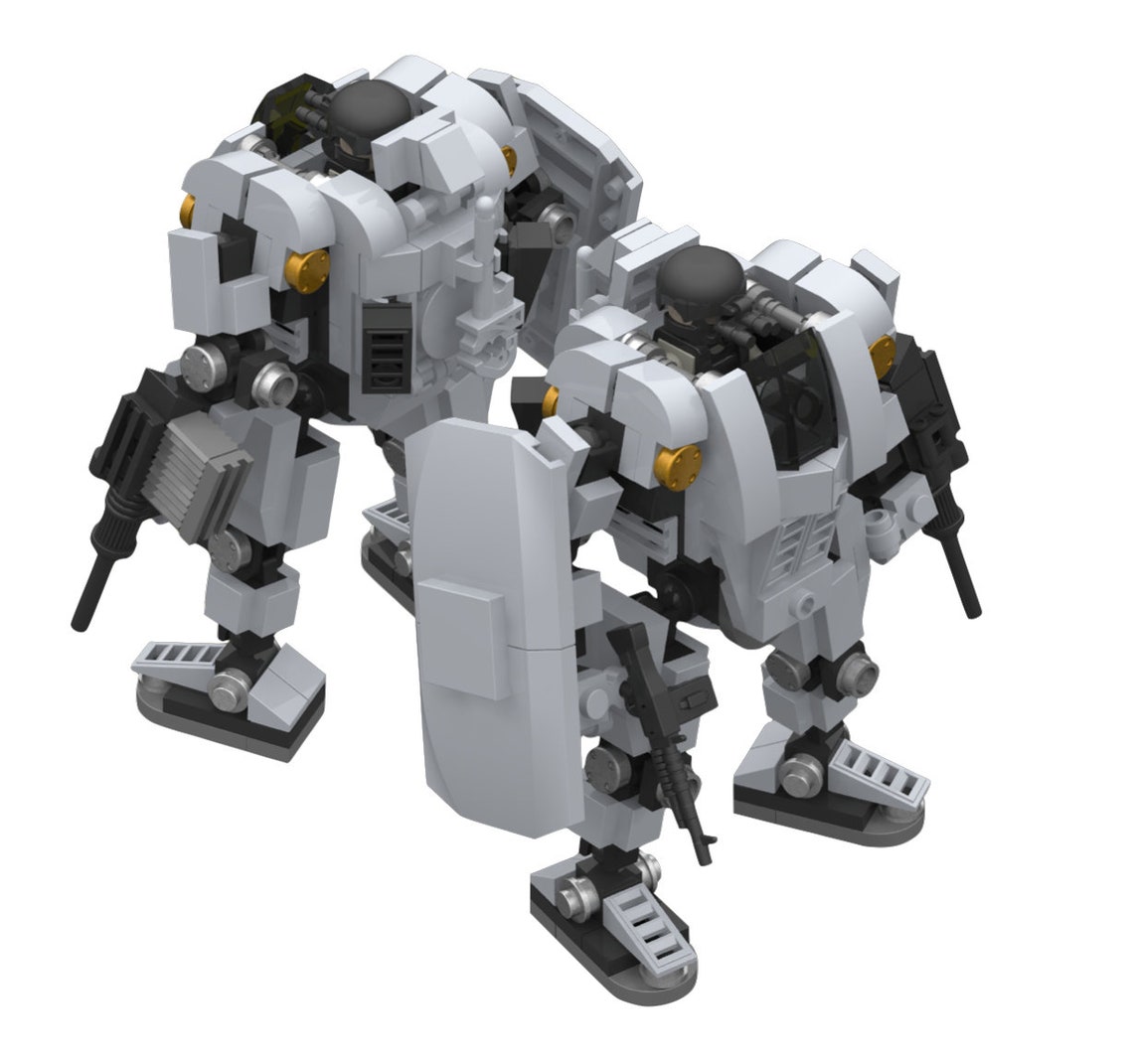 Mecha Frame 1+1 Bundle MF05-A01 Base Defender & MF05-G01 Green Trooper ...