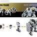 Mecha Frame 1+1 Bundle MF05-A01 Base Defender & MF05-G01 Green Trooper ...
