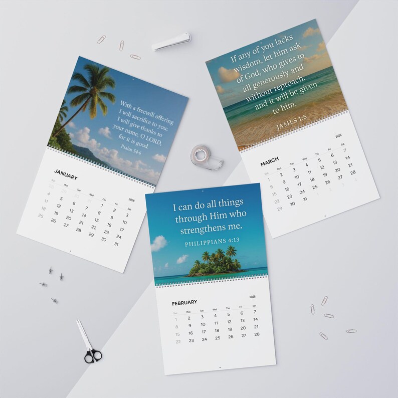 2026 Motivational Wall Calendar | Nature Photography & Inspirational ...