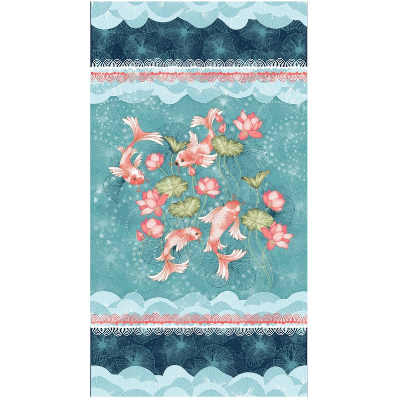 Studio E Fabrics koi Garden Collection Koi Fish - Etsy
