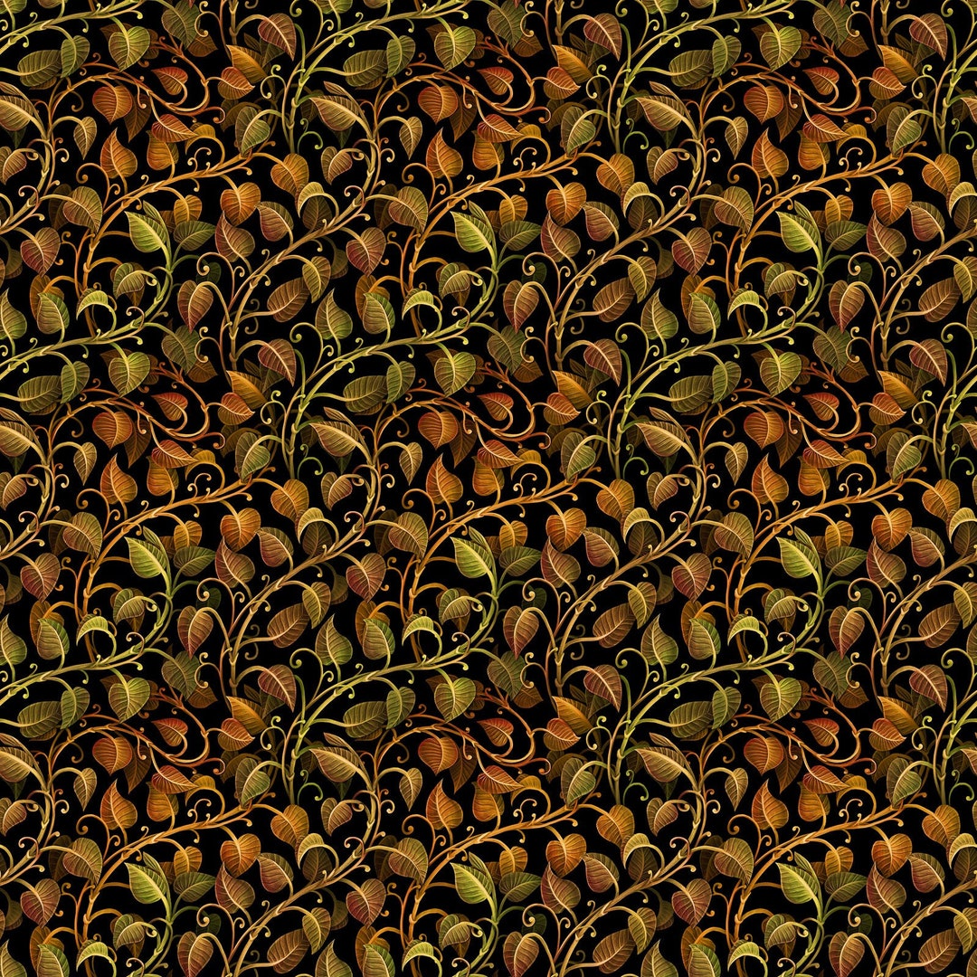 Legendary Journeys, VINES by in the Beginning Fabrics, Digital Print ...