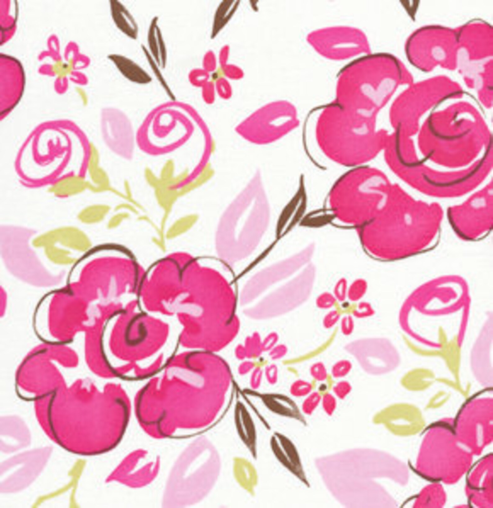 Tea Garden by Dena Designs CHAI in Fuschia - Etsy