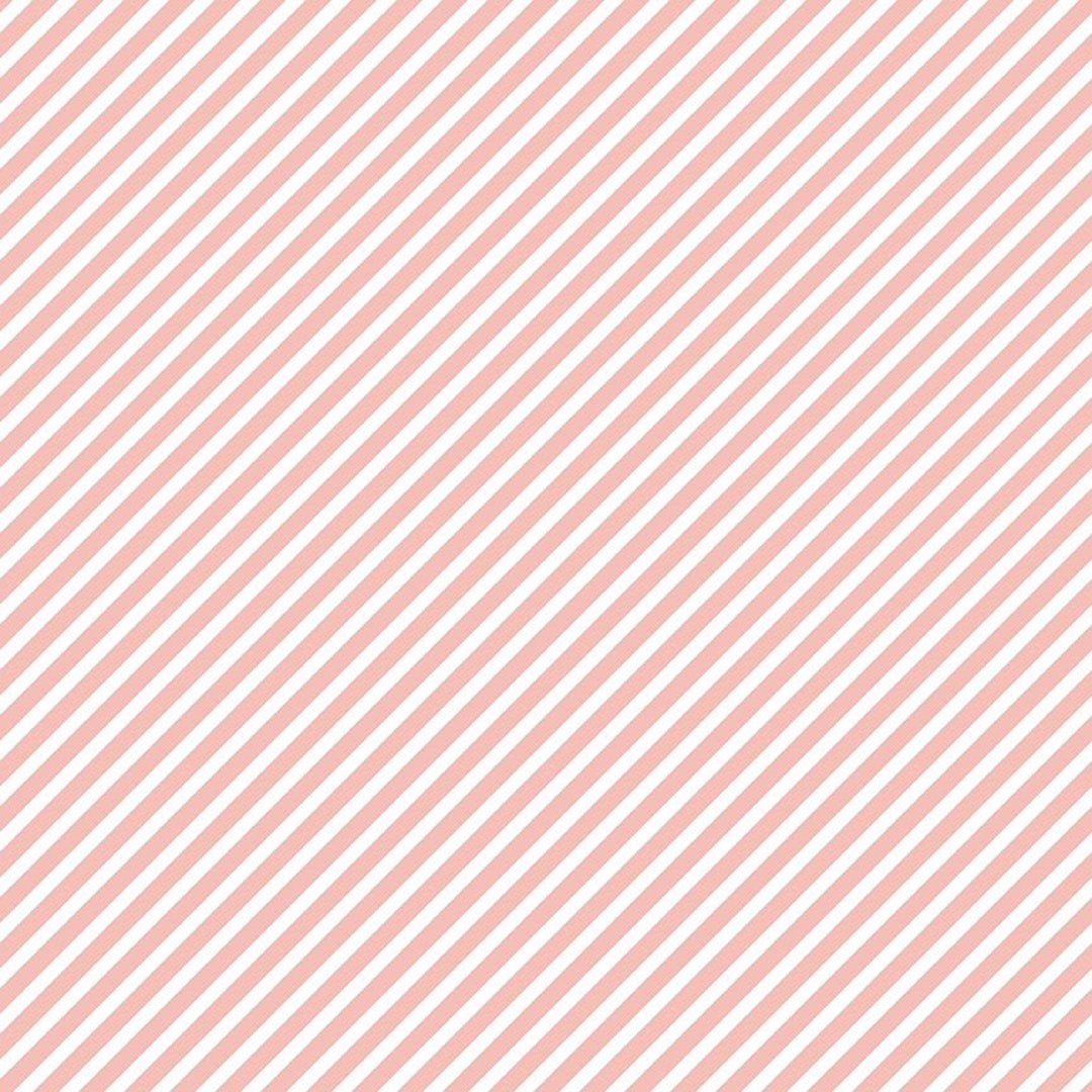Dear Stella Fabrics, Return of the Jete - "biased" Stripe on Peach - Etsy