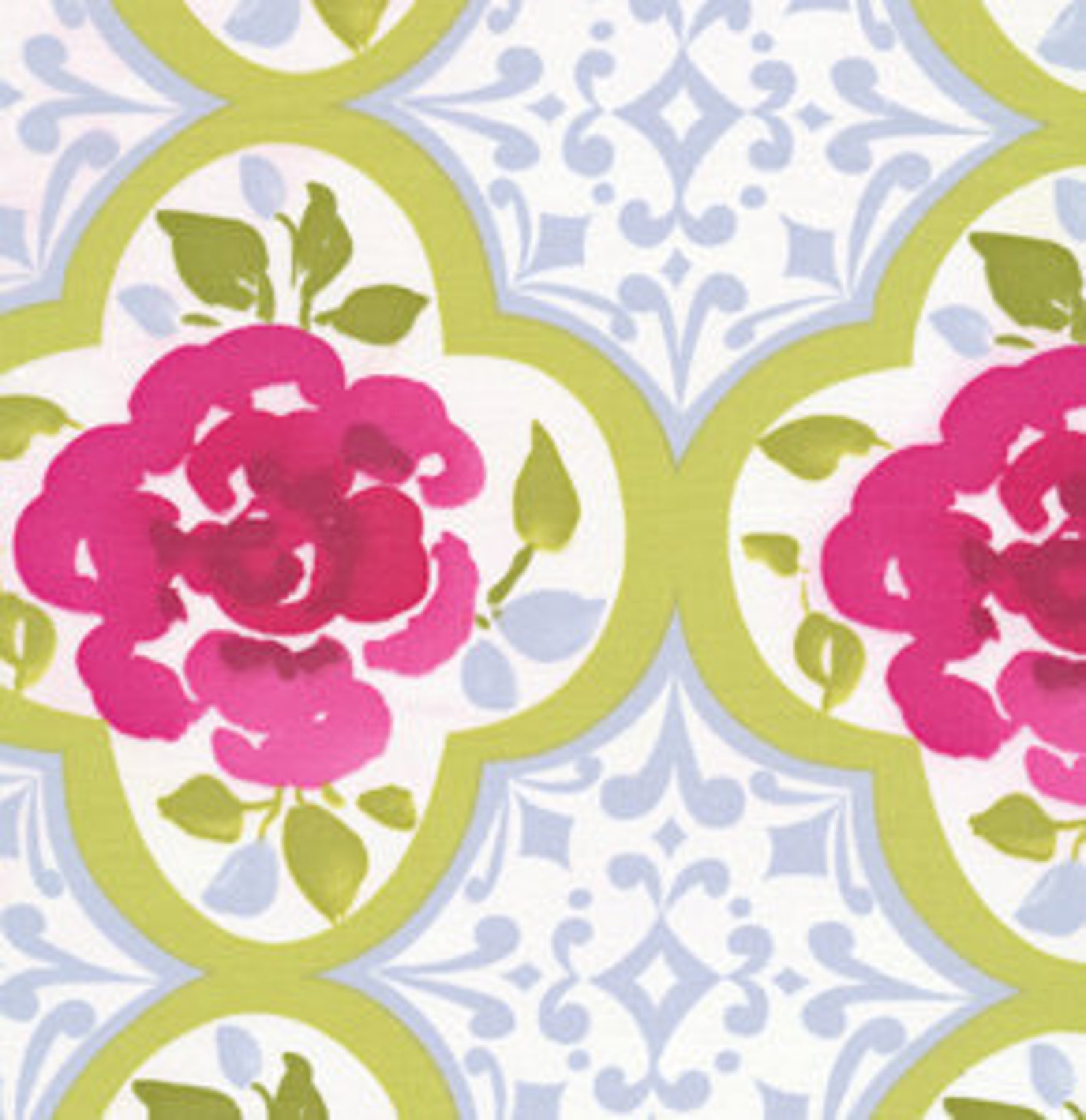 Tea Garden by Dena Designs CHAI in Fuschia - Etsy