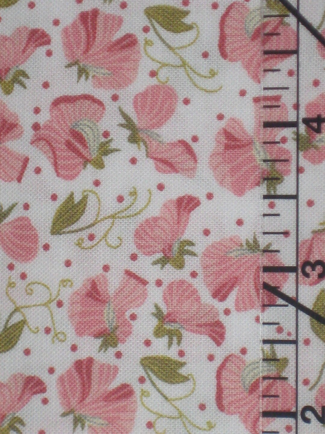 POPPY Cotton, Prairie Sisters, Poppies on White. Tiny Print, Mini Print ...