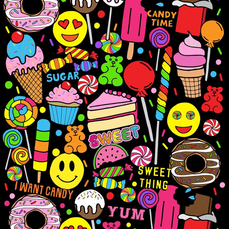 Corey Paige Designs, "i Want Candy" Digital Print From Print Concepts ...