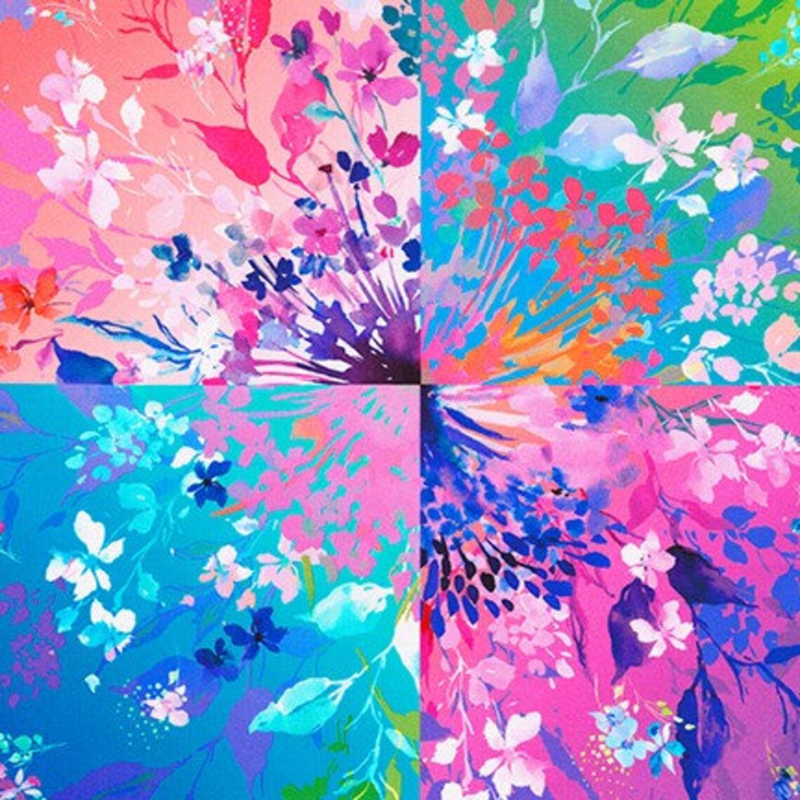 Brightside Panel From Designer Wishwell for Robert Kaufman Fabrics ...