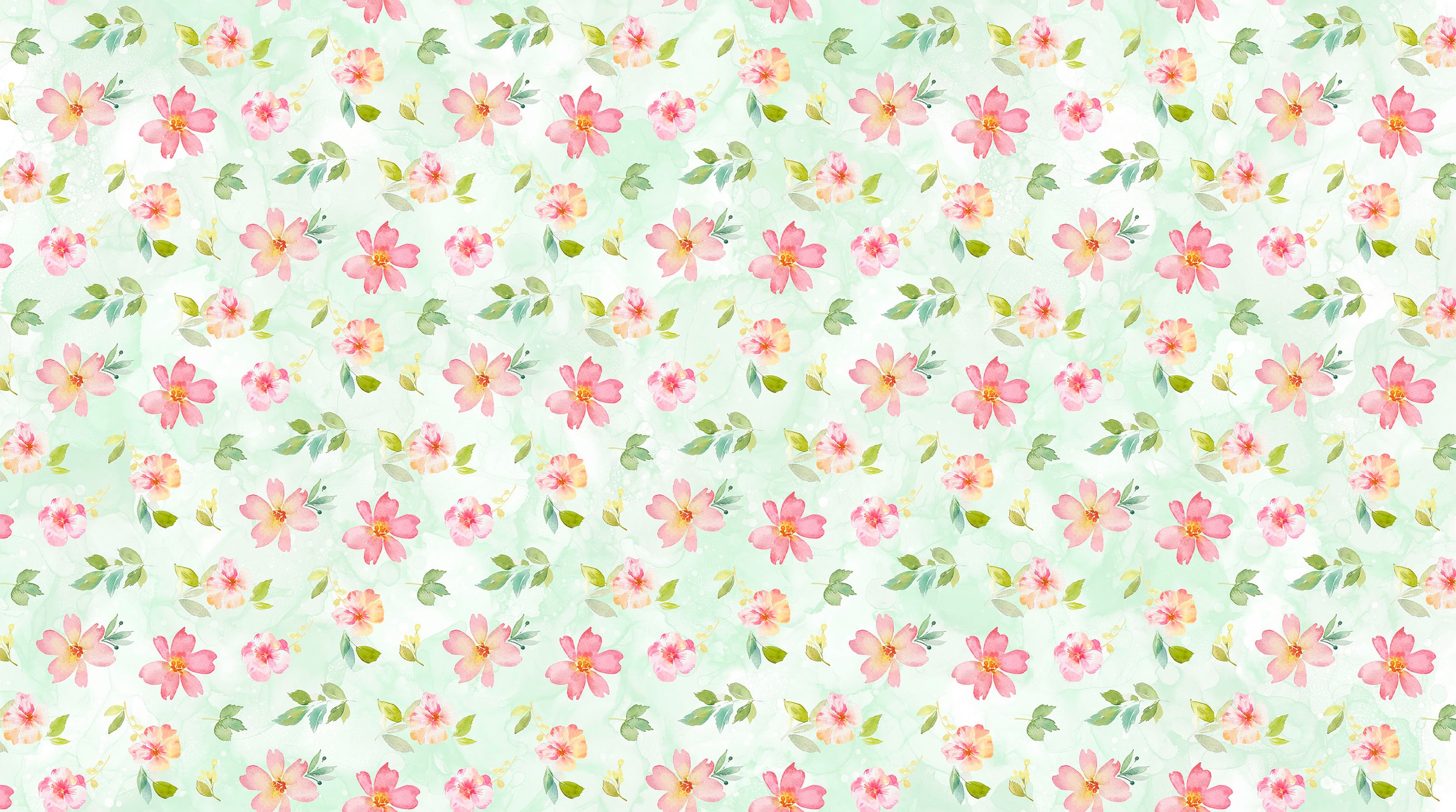 Sweet Surrender, Small Floral in Green From Northcott Fabrics, LAST ...