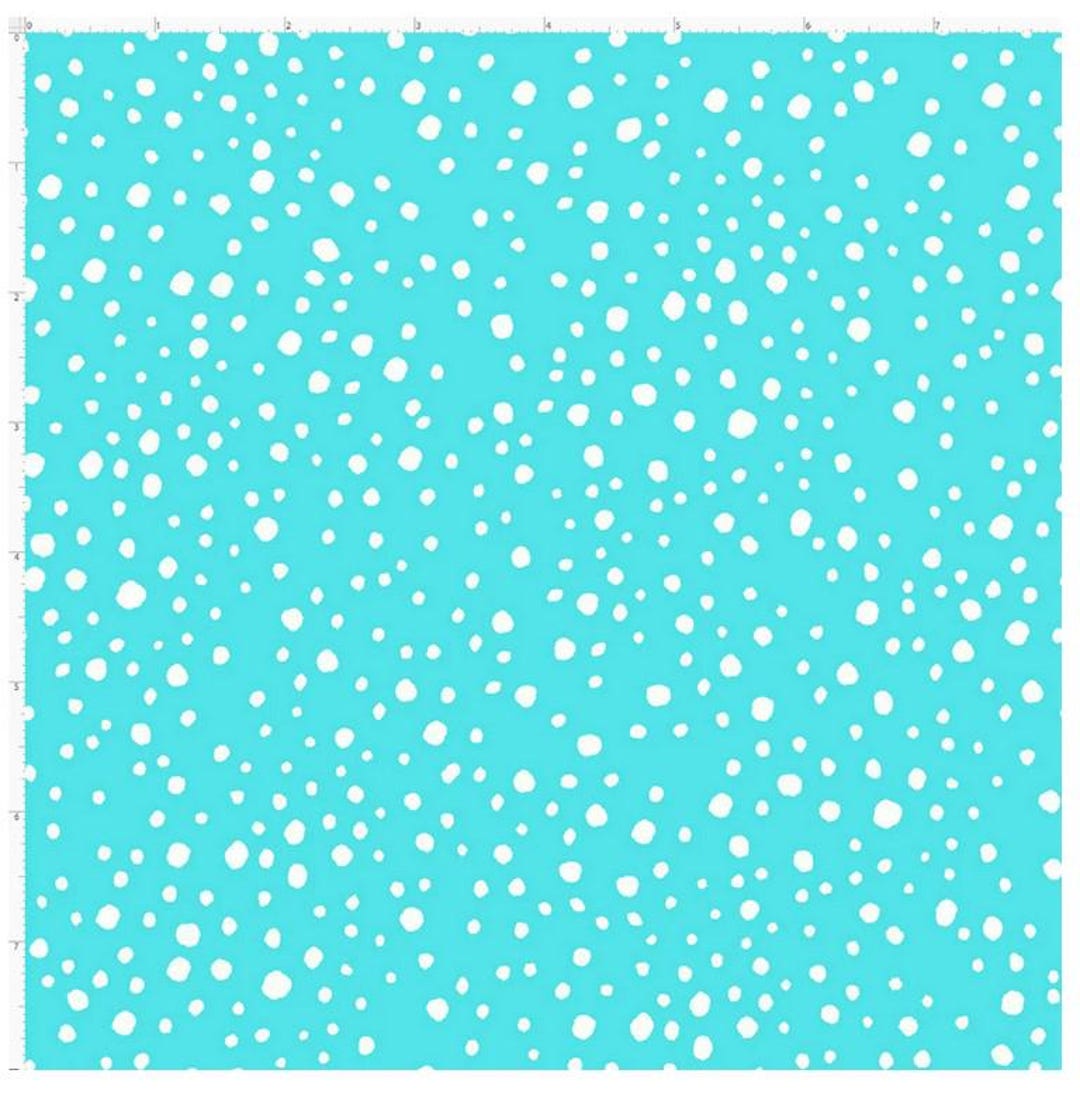 Pepper Dots on Turquoise by Loralie Designs, Funky Polka Dots on ...