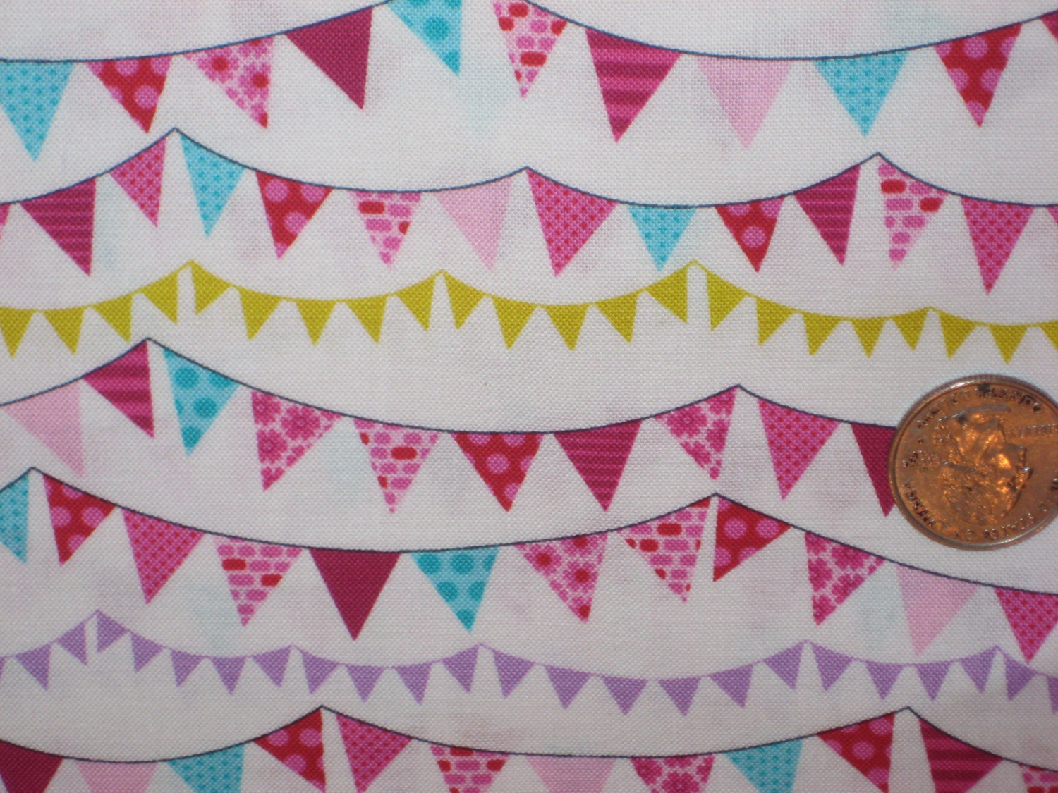 Around Town Pink Bunting Flags by Studio E Yard - Etsy