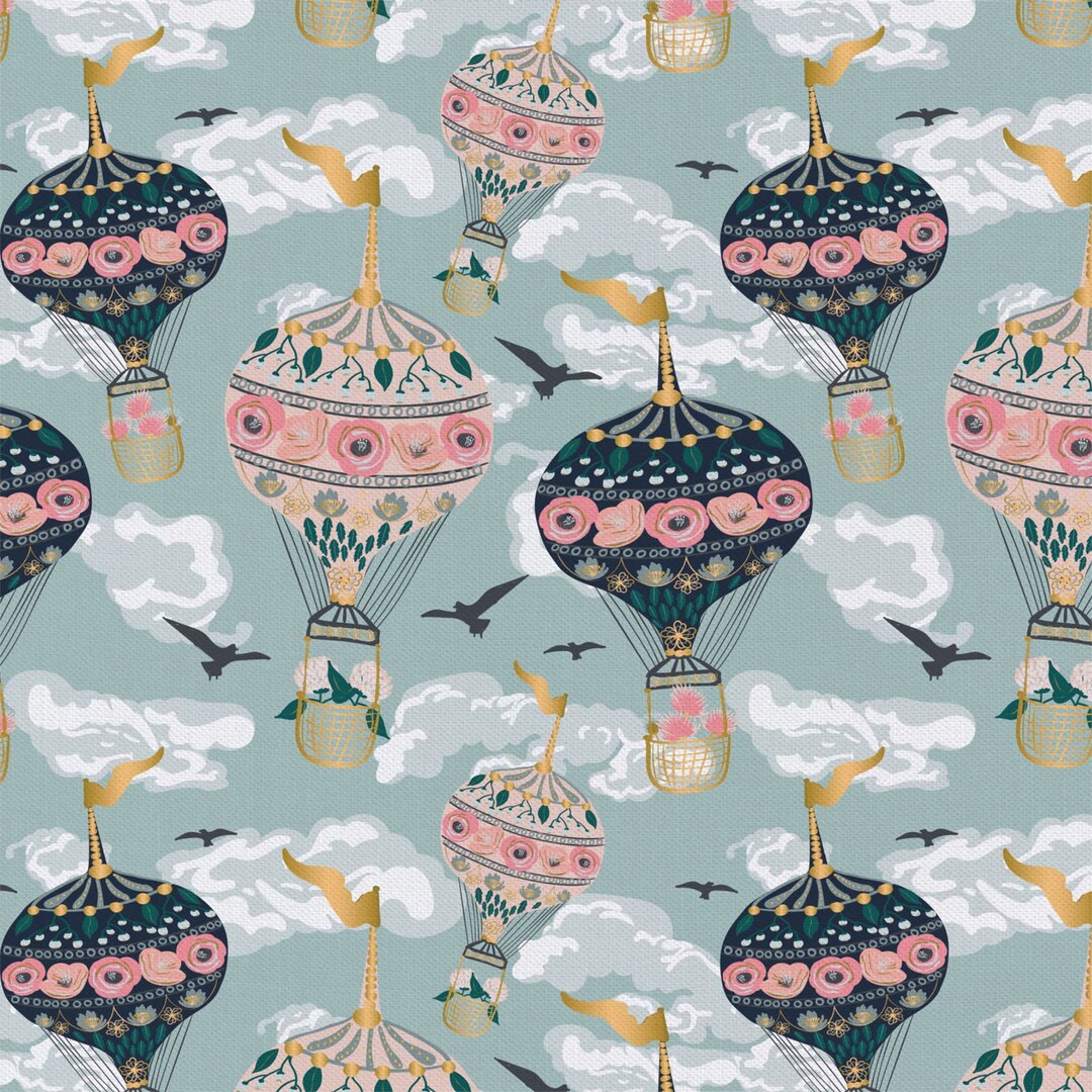 GM Balloon by Emma & Mila, Camelot Design Studio, Light Blue Metallic ...