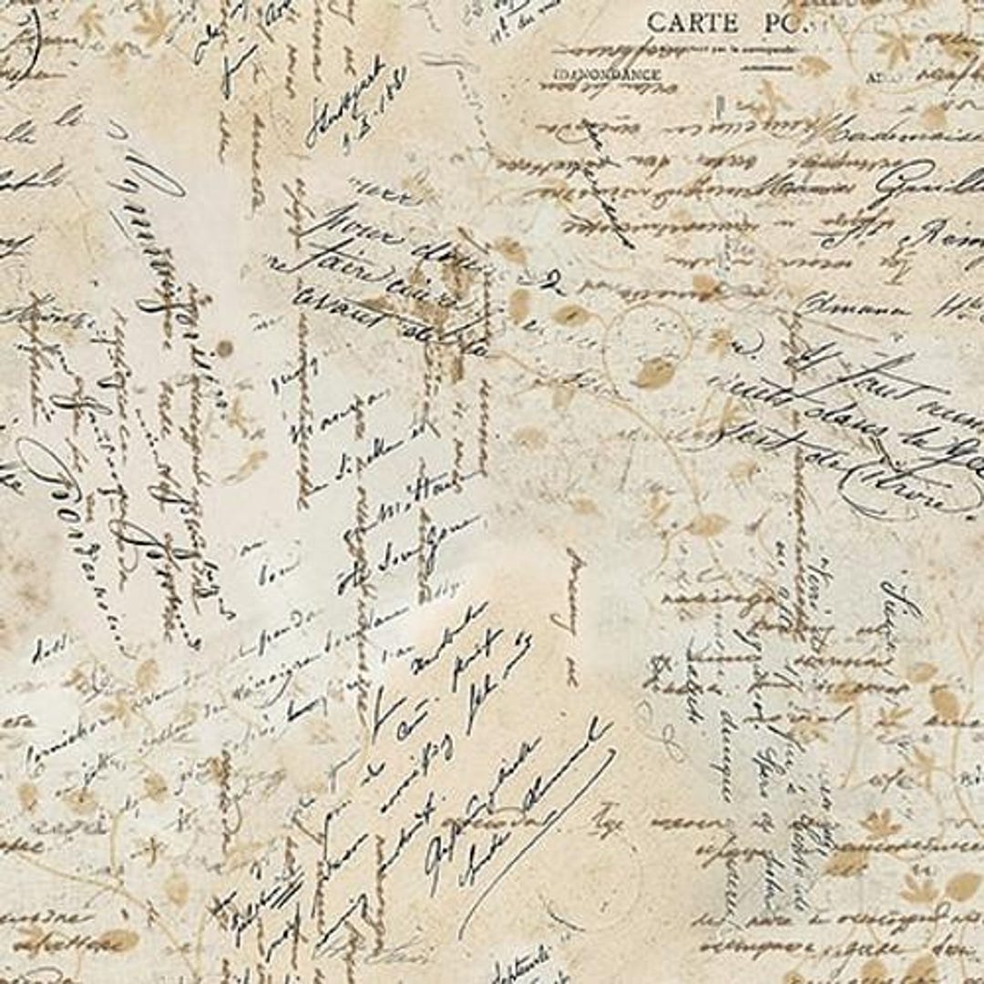 Modern Lace by Blank Quilting Fabrics, Script on Ivory - Etsy