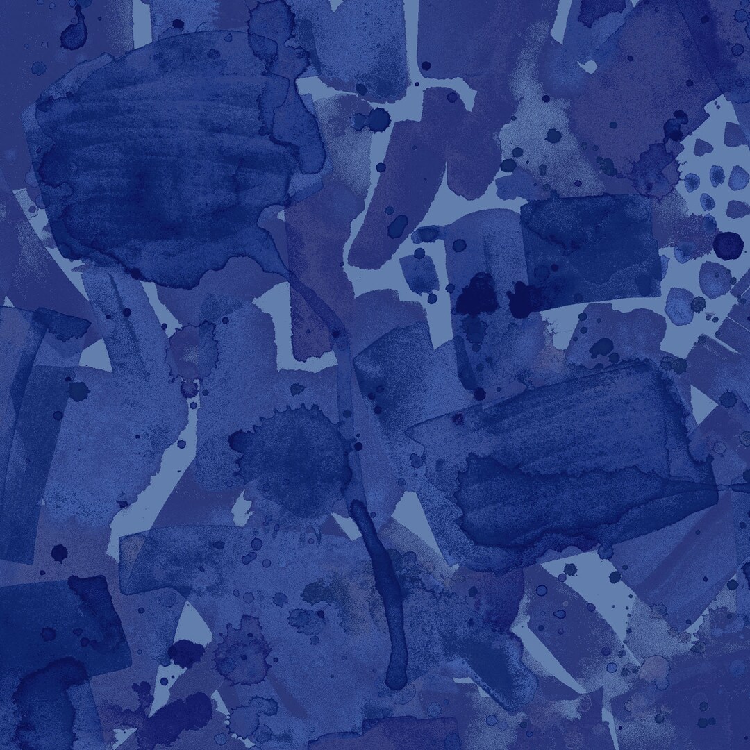 Sanibel "watercolor Splash" in Dark Indigo, Designer Sue Zipkin for ...