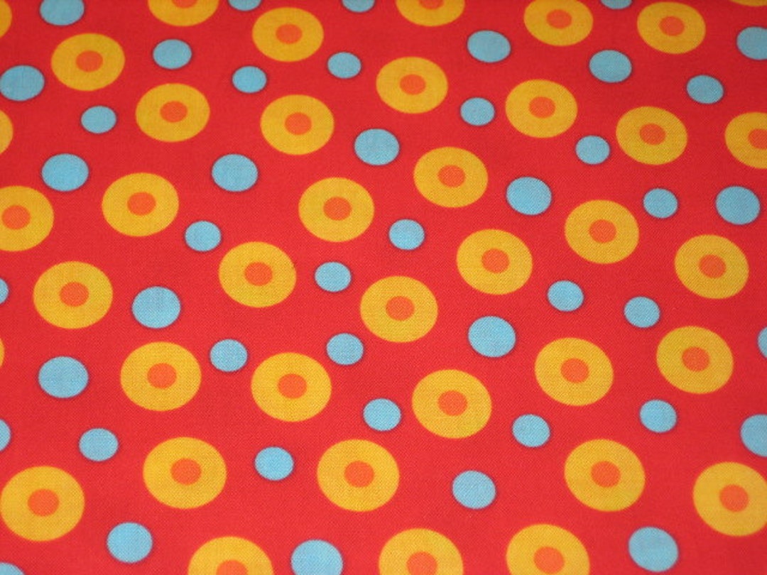 Dots on Dots on Red, Colección Beatle Boy de Clothworks, LAST 48 ...