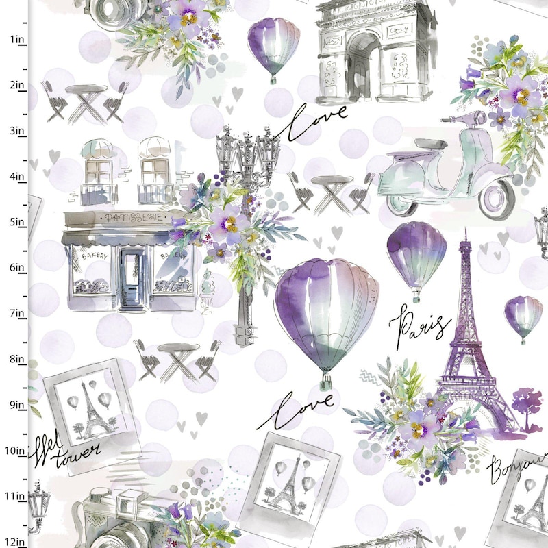 Paris Fabric - Etsy