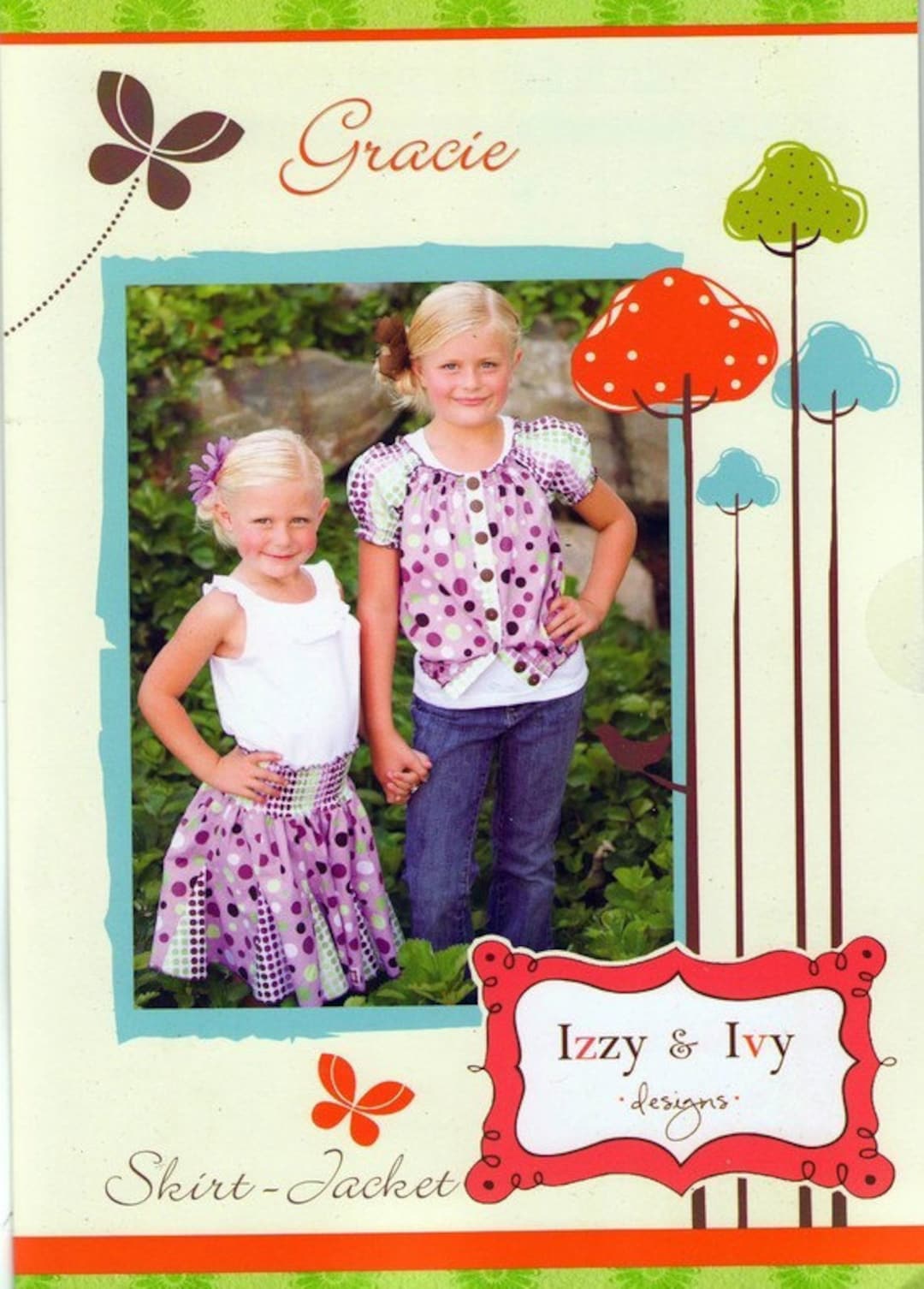 Izzy and Ivy Patterns, Gracie Skirt and Jacket Pattern - Etsy