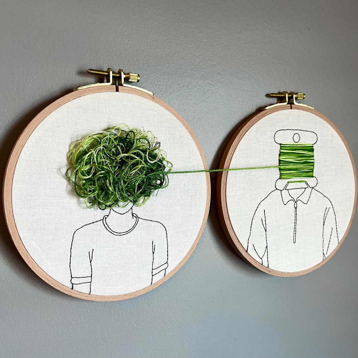 Thought Bobbin || Embroidery PDF Pattern Download || 6 Inch Embroidery ...