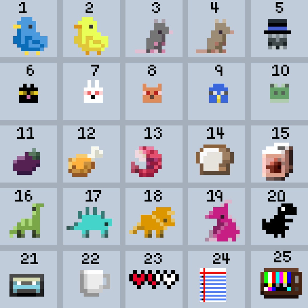 Handcrafted Wooden Pixel Art Sculpture! Pick Your Favorite Design and ...