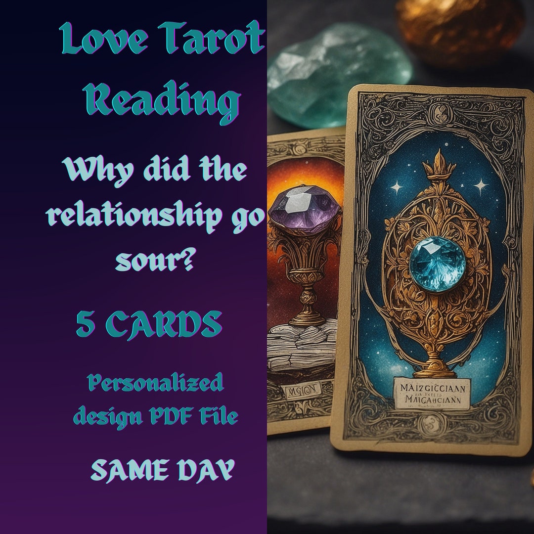 Love Tarot Reading, 5 Cards, Same Day, Relationship Reading, Psychic ...