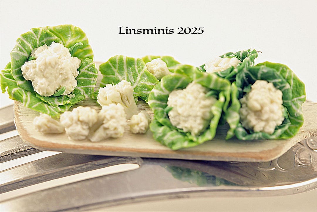 12th Scale Handmade Dollhouse Miniature *cauliflower* - Etsy