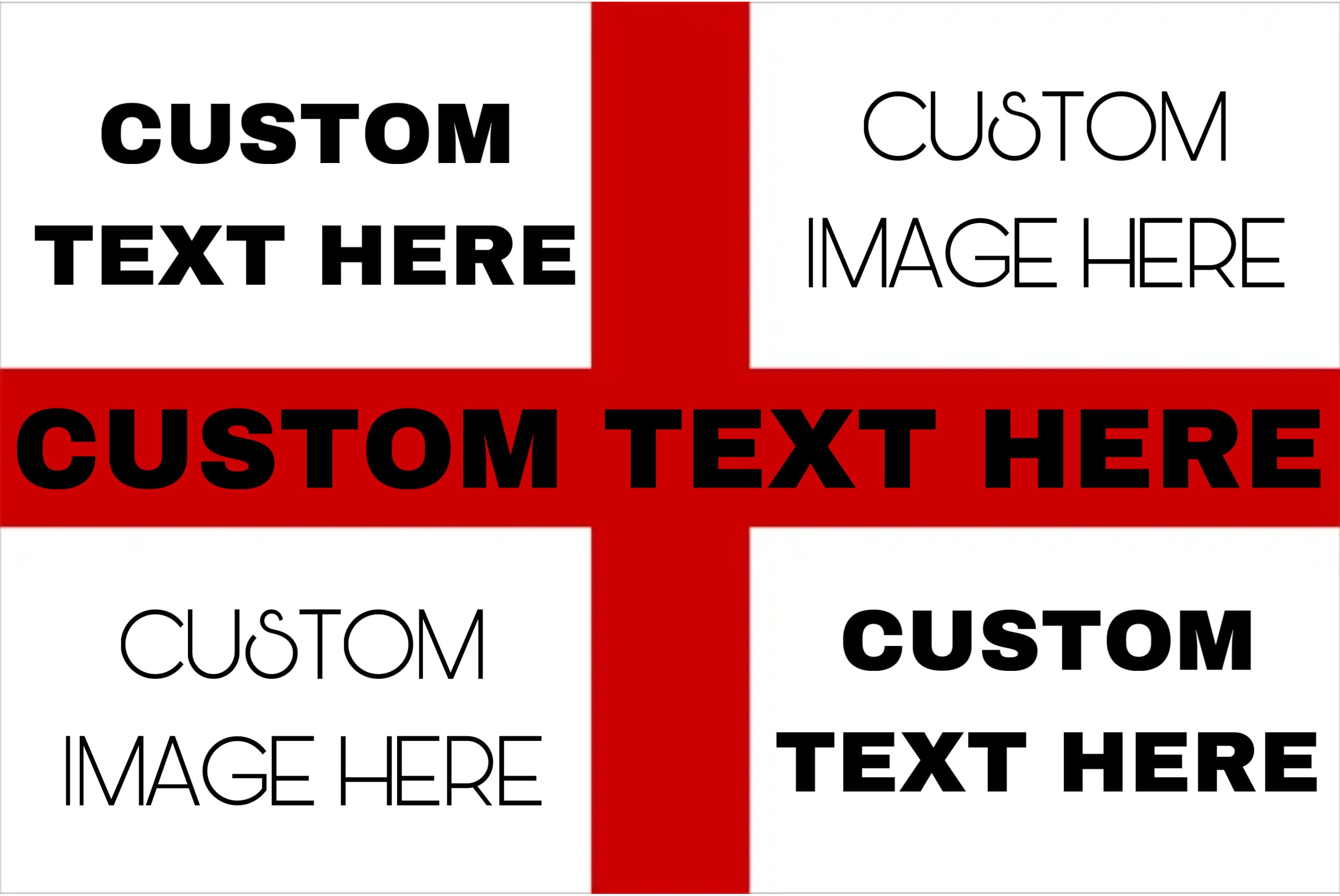 CUSTOM Football Flag. 5FT X 3FT. FREE DELIVERY. - Etsy UK