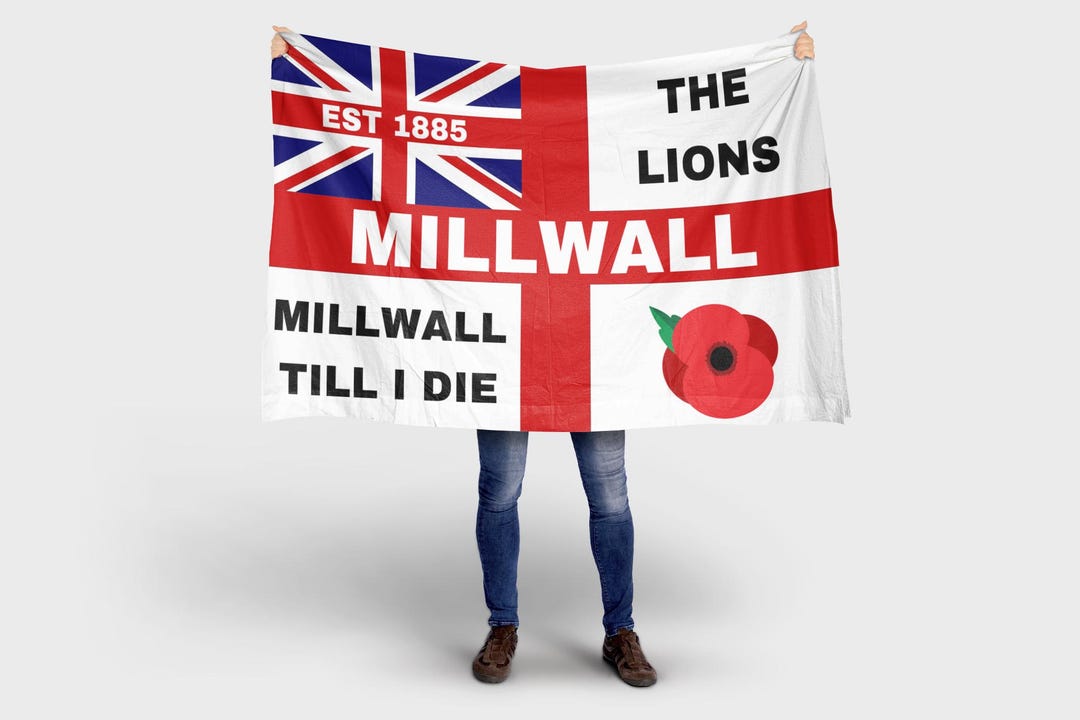 Millwall 5FT X 3FT Flag. FREE DELIVERY. Brand New - Etsy