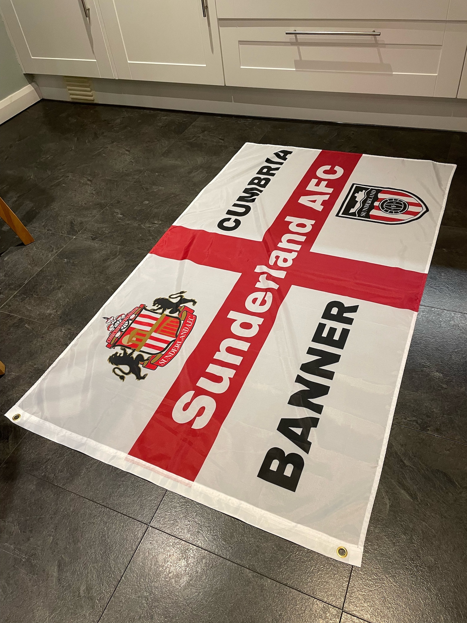 CUSTOM England Football Flag. 5FT X 3FT. FREE DELIVERY. - Etsy