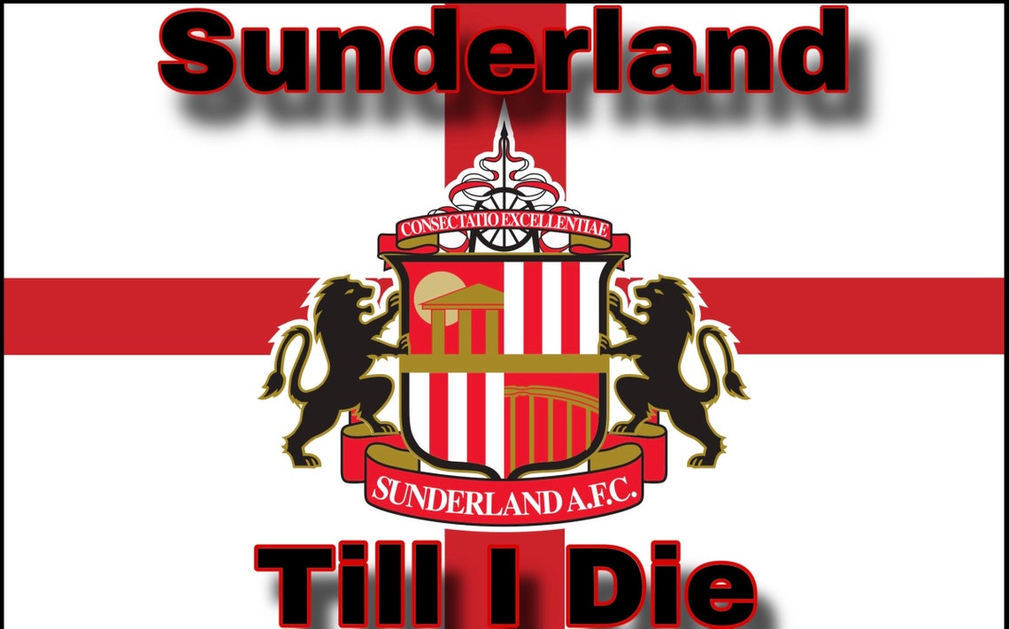 Sunderland Football Flag. 5FT X 3FT. Free Delivery. Sunderland Till I ...