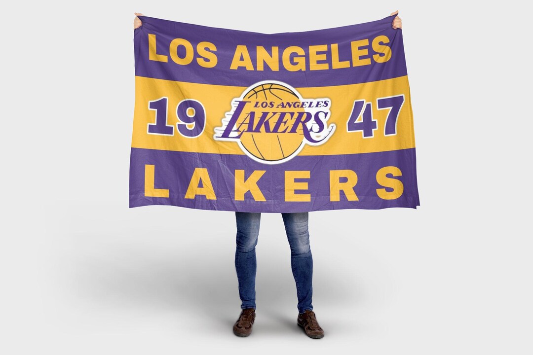 Los Angeles Lakers Flag Banner. 5FT X 3FT NBA. FREE DELIVERY. La Lakers ...