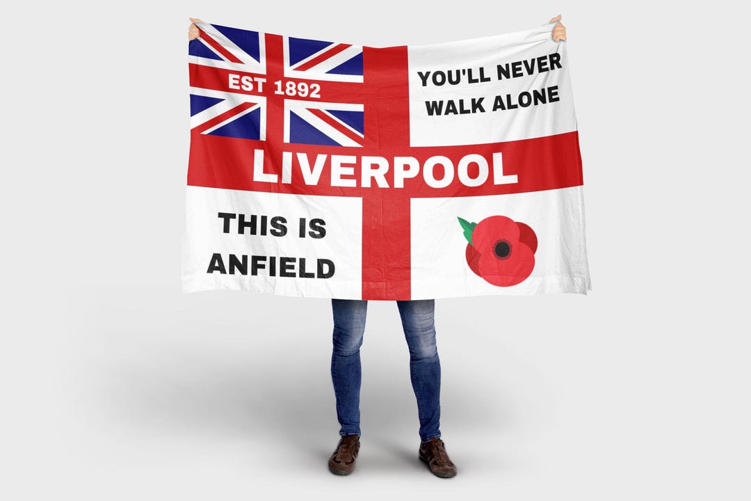 Liverpool Flag. 5FT X 3FT. FREE DELIVERY. - Etsy
