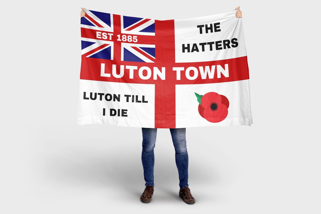 Luton Town 5FT X 3FT Flag. FREE DELIVERY. Brand New - Etsy