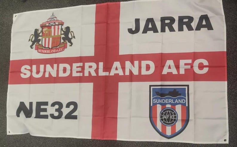 CUSTOM England Football Flag. 5FT X 3FT. FREE DELIVERY. Christmas ...