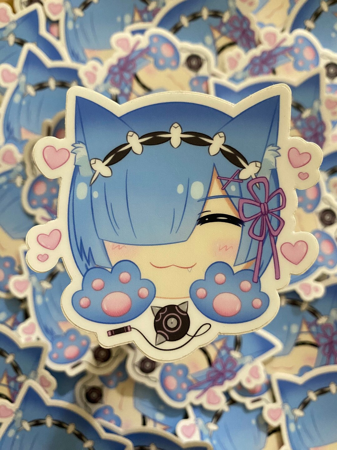 Re:zero Rem Sticker | Rezero | Rezero Sticker | Rem | Rem Sticker - Etsy