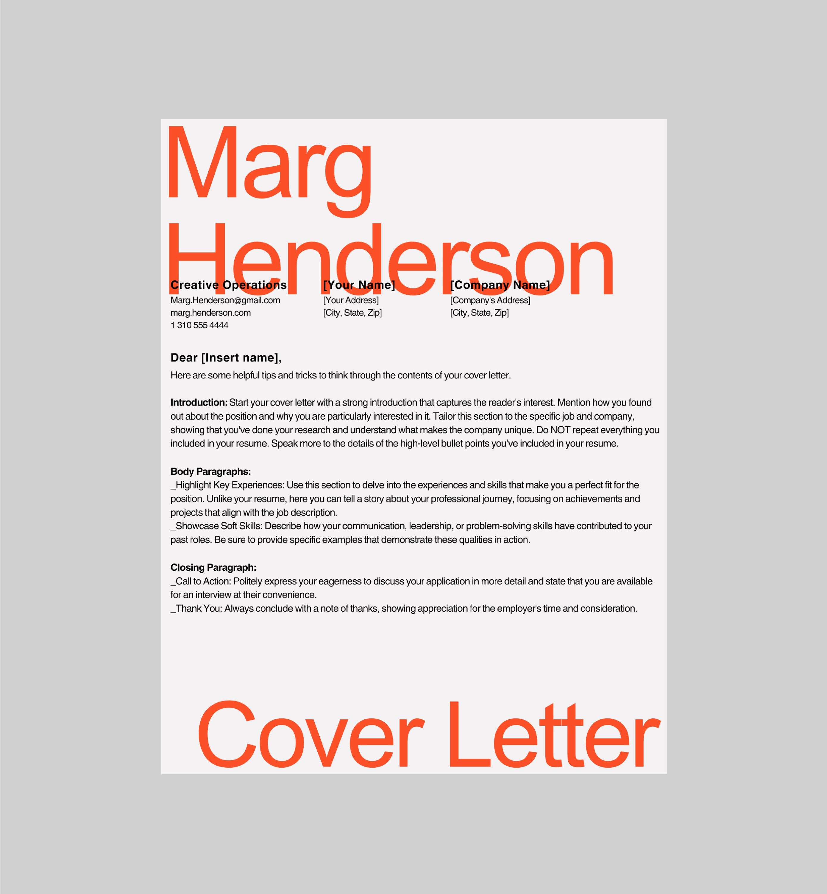 Minimalist Resume Template: Clean, Modern CV Design (canva) - Etsy