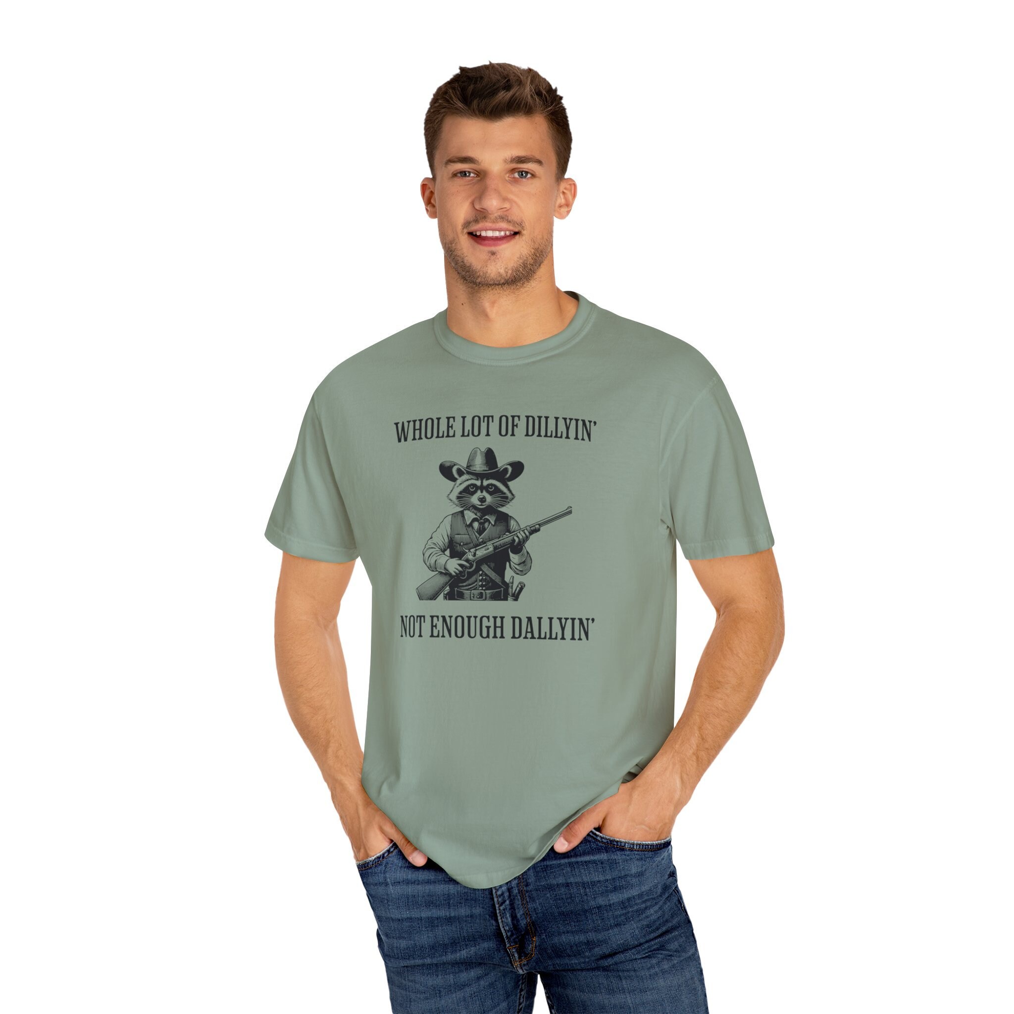 Dilly Dally Raccoon Sherriff Cartoon Funny Gift - Etsy