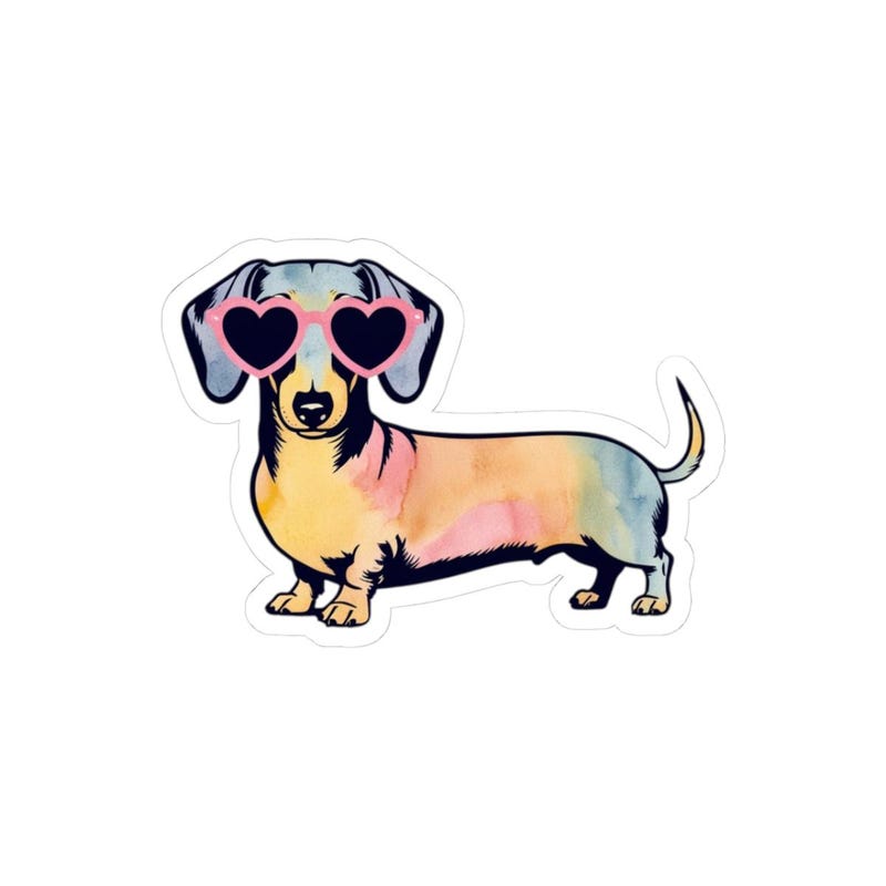Kindle Sticker Dachshund - Etsy