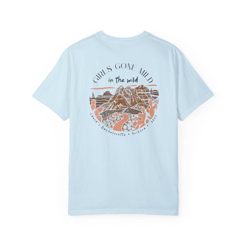 Customizable Aesthetic Girls Gone Mild in the Wild Comfort Colors Camp ...