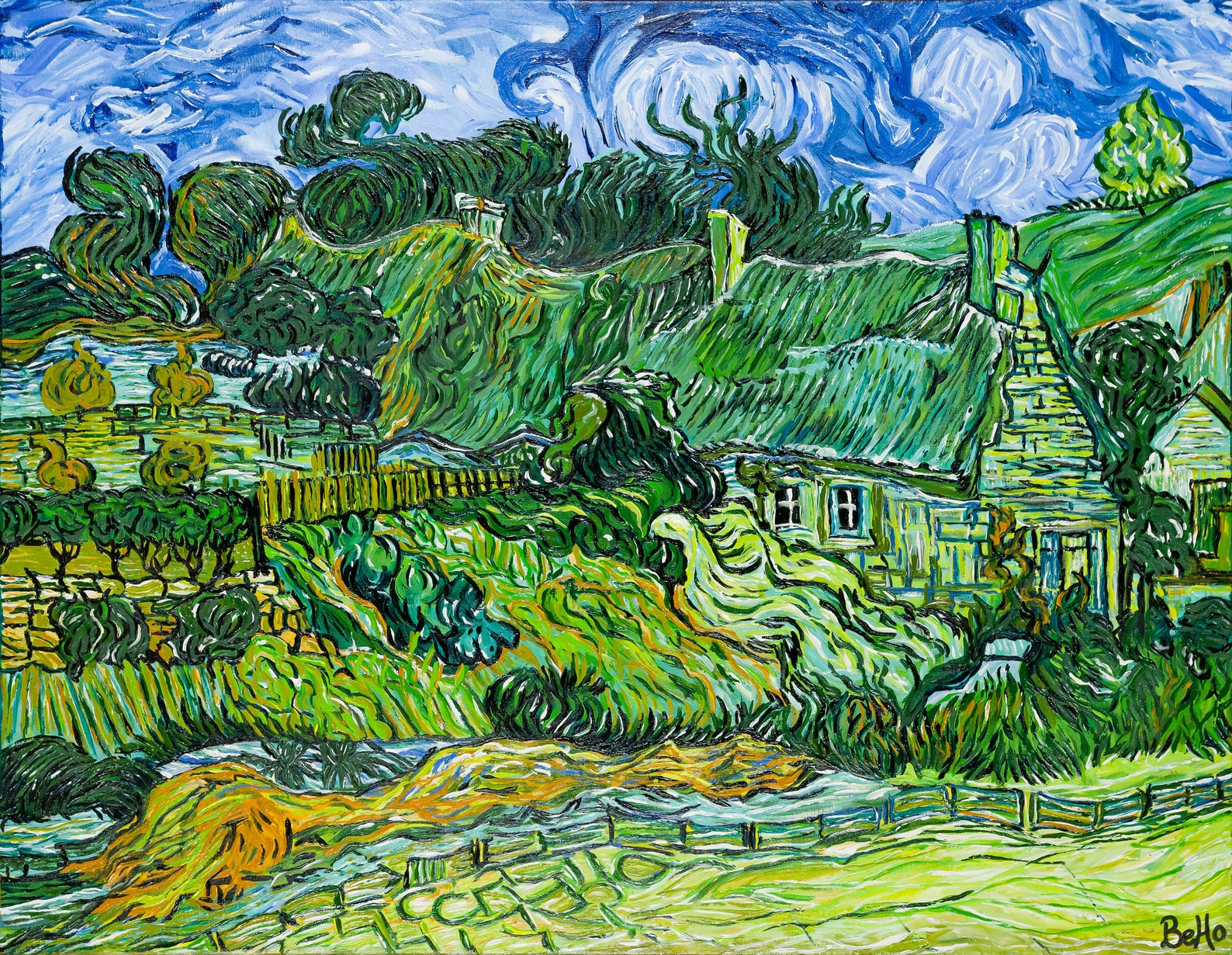 Stairy Night Insp. by Vincent Van Gogh - Etsy