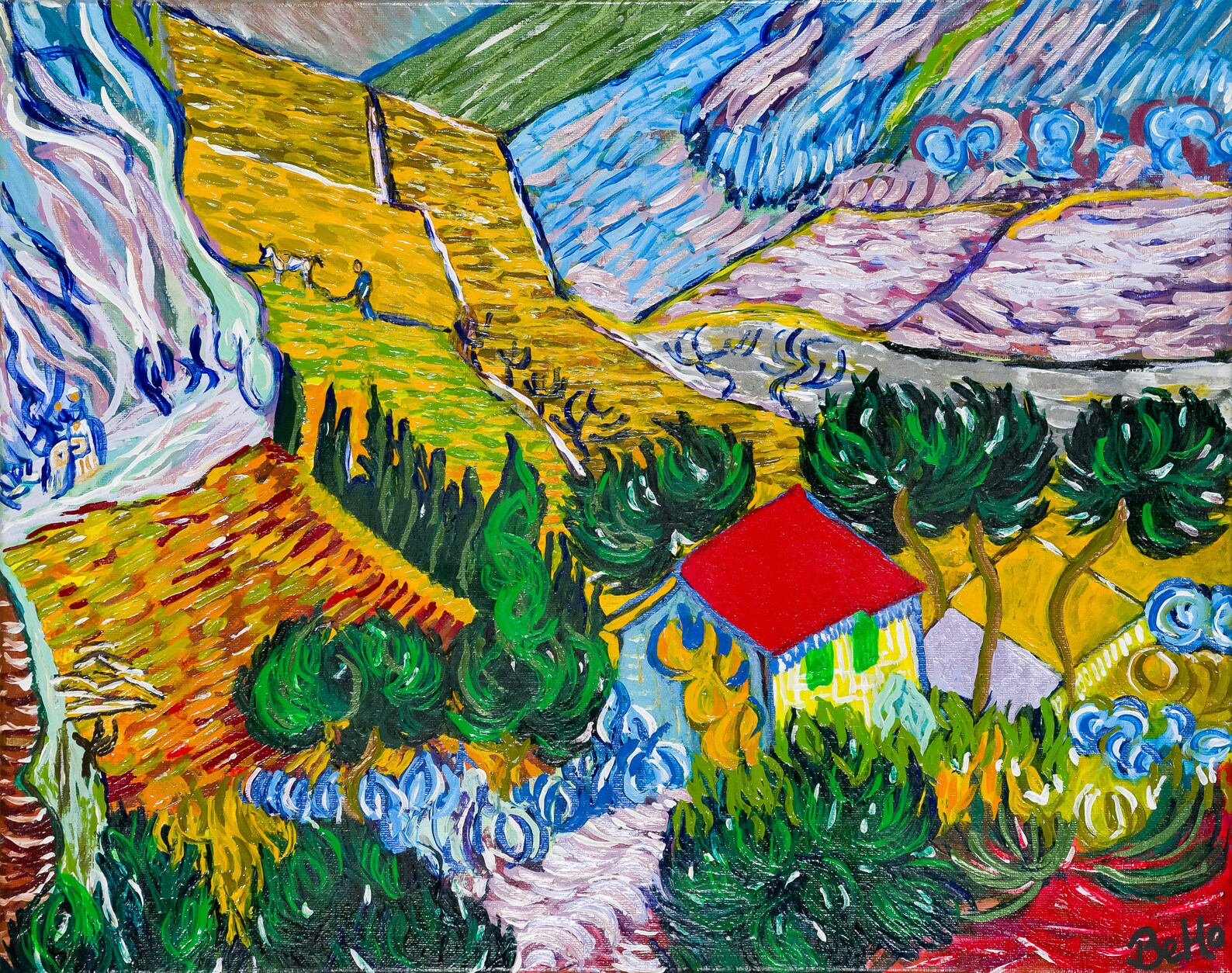 Stairy Night Insp. by Vincent Van Gogh - Etsy