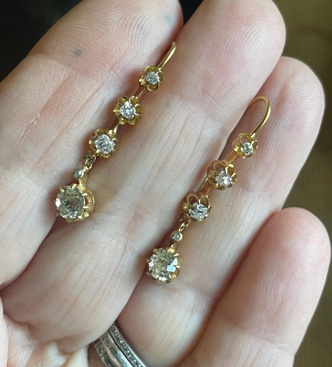 Elegant , Classic & FRENCH Victorian 18K Gold Buttercup Settings Approx ...