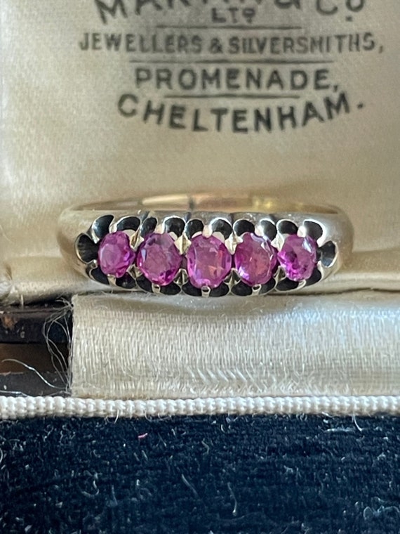 Pink ruby ring - Gem