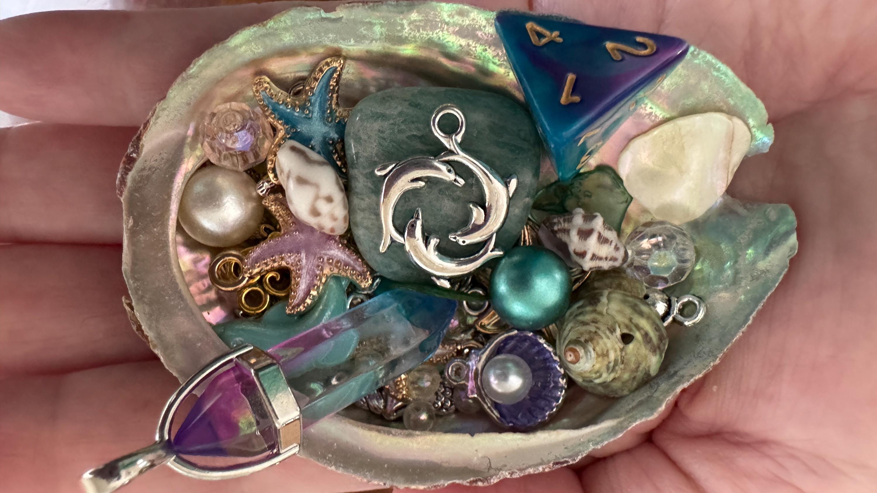 Magical Mermaid Trinket Confetti Mix, Summer Crystal Scoop, Ocean ...