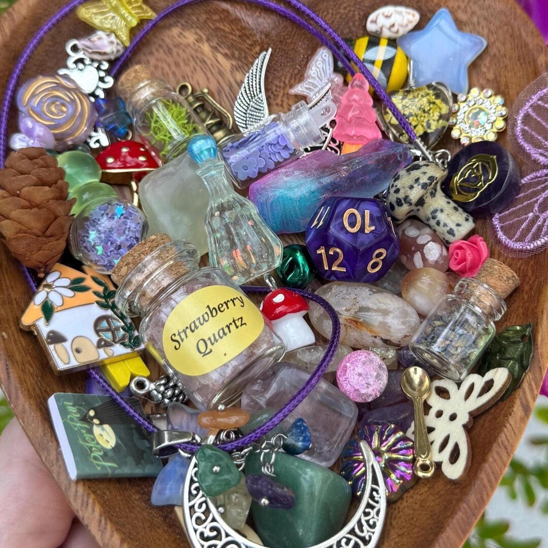 Fairy Magic Trinket Scoop, Fairy Confetti, Fairycore, Gift, Crowcore ...