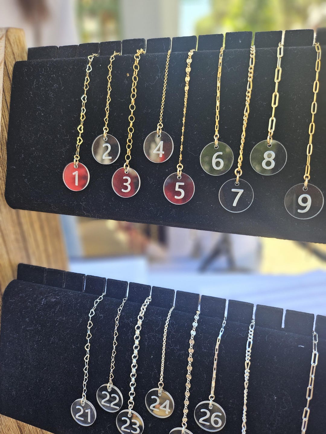 Custom Acrylic Tags | Circle Number | Labels | Create Your Own Custom ...