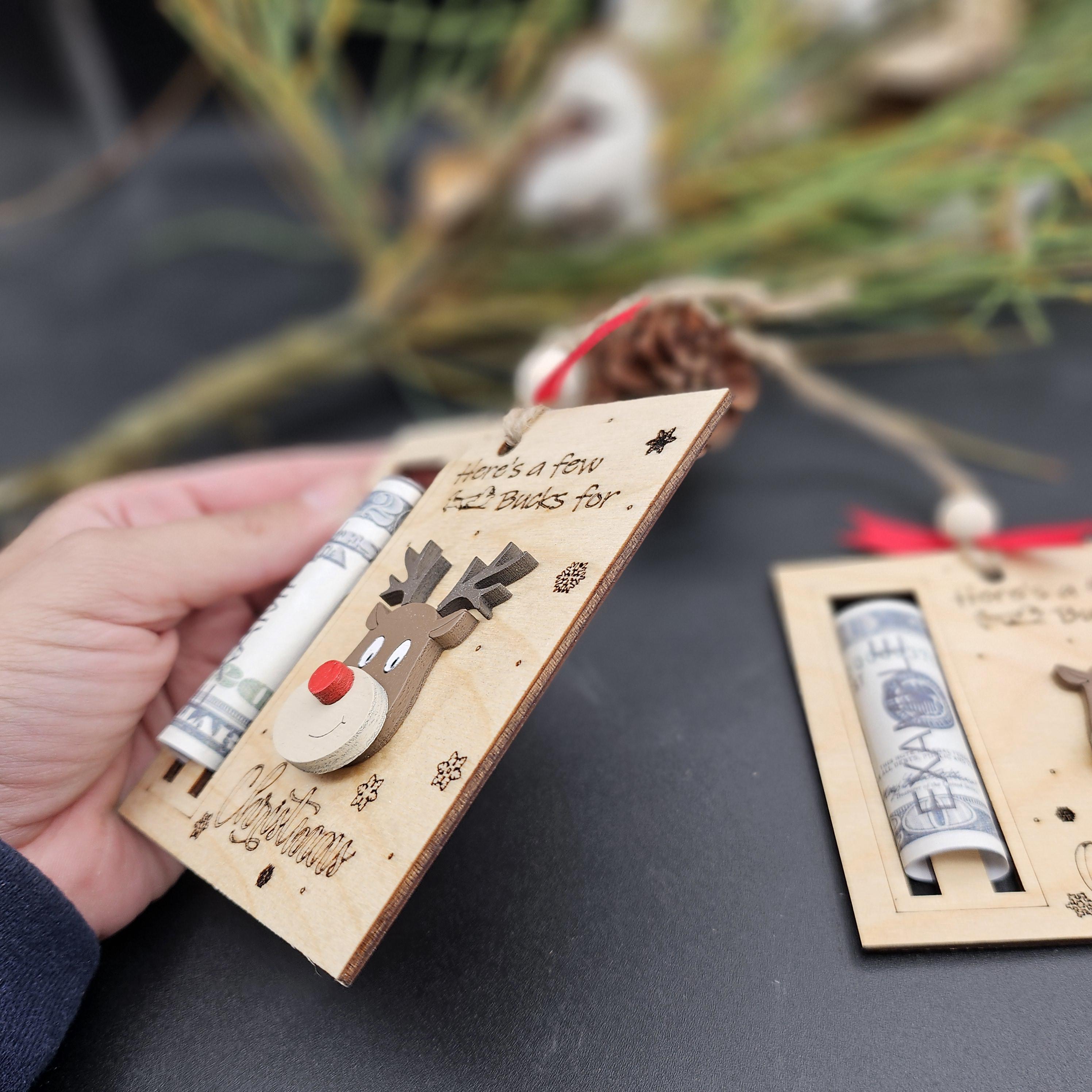 Reindeer Money Holder Ornaments | Christmas Gift | Christmas Ornament ...
